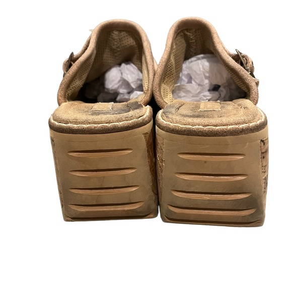 Soda | Shoes | Vintage Rare Soda Suede Mega Chunky Platform Mules ...